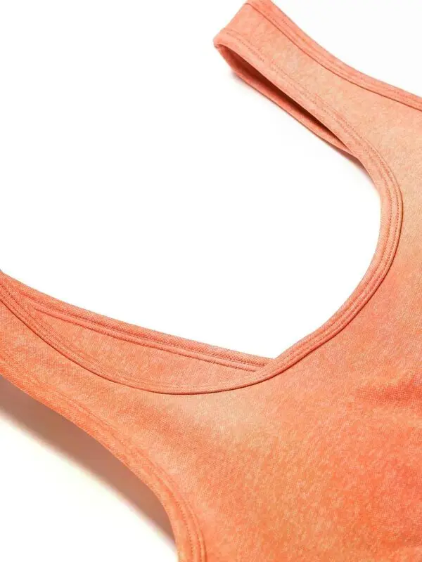 The Upside Daisy Stripe Trim Bra - Orange