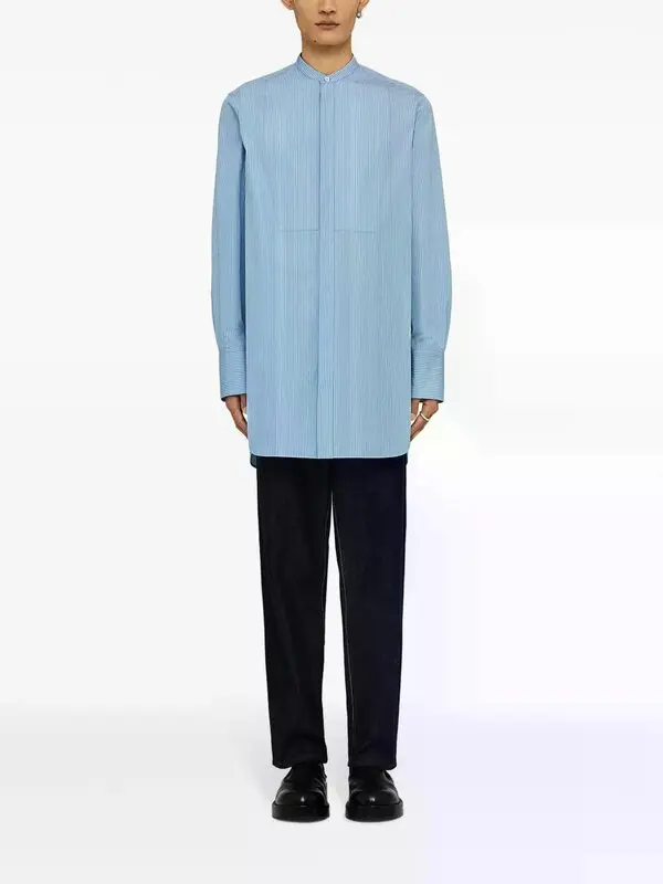 JIL SANDER Saturday Striped Cotton Shirt