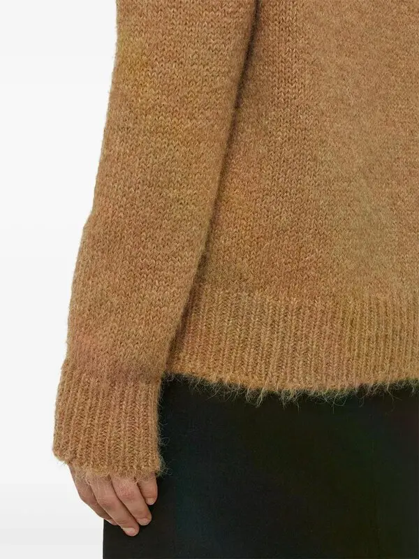 JIL SANDER Crew Neck Alpaca Wool Blend Jumper