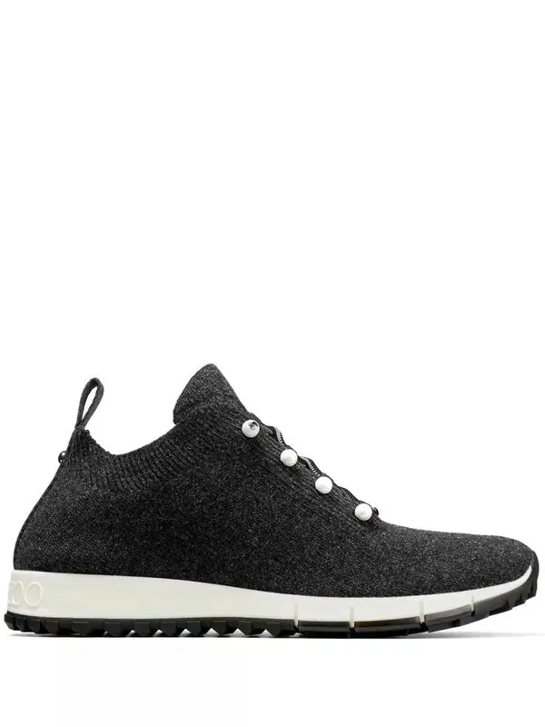 JIMMY CHOO Velczes Trainers - Black