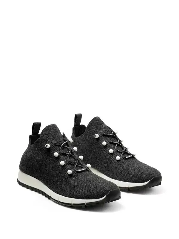 JIMMY CHOO Velczes Trainers - Black