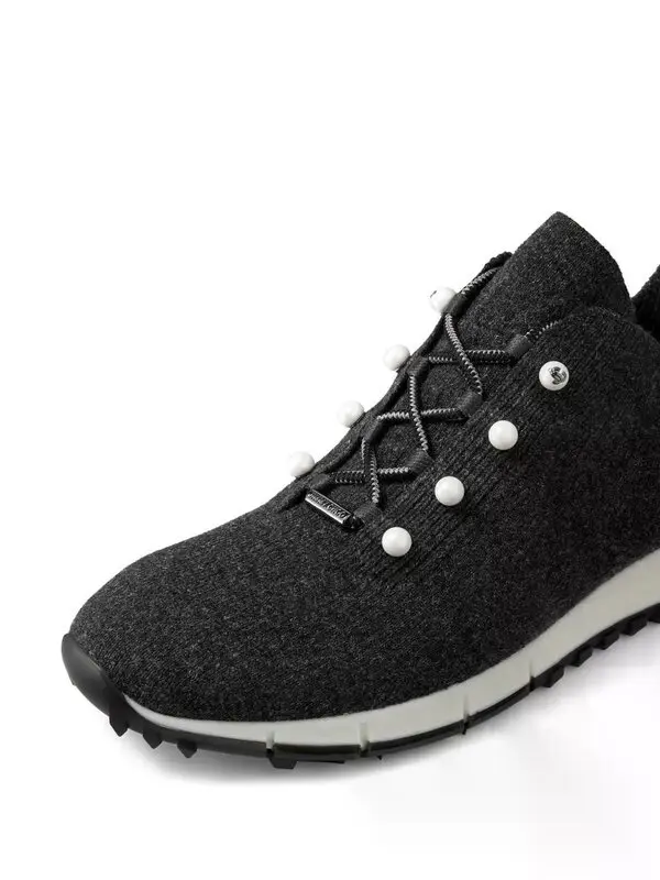 JIMMY CHOO Velczes Trainers - Black