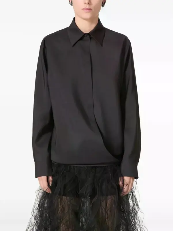 Valentino Garavani Techno Light Wool Shirt