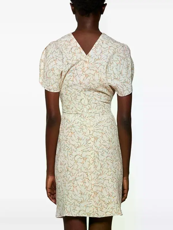 Victoria Beckham Gathered-waist Mini Dress