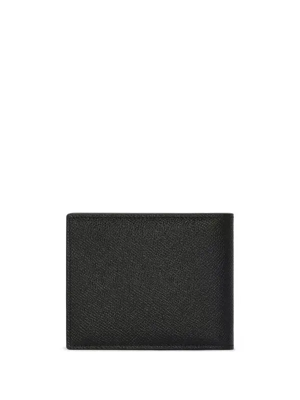 Dolce & Gabbana Logo-tag Leather Bifold Wallet - Black