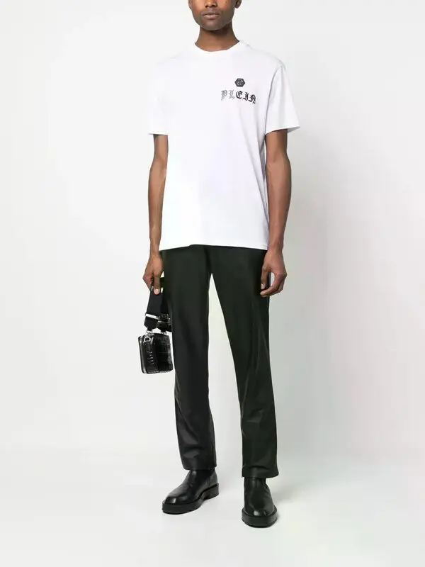 Philipp Plein Chest Logo-print Detail T-shirt - White