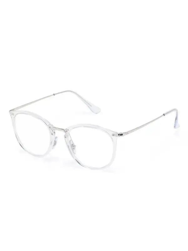 Ray-ban Round Frame Glasses - White