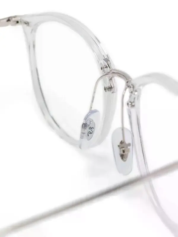 Ray-ban Round Frame Glasses - White