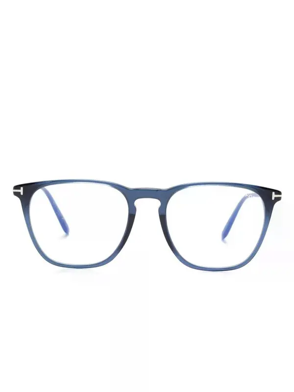 TOM FORD Wayfarer-frame Glasses - Blue