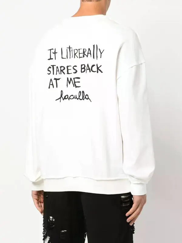 HACULLA. Graphic-print Cotton Sweatshirt