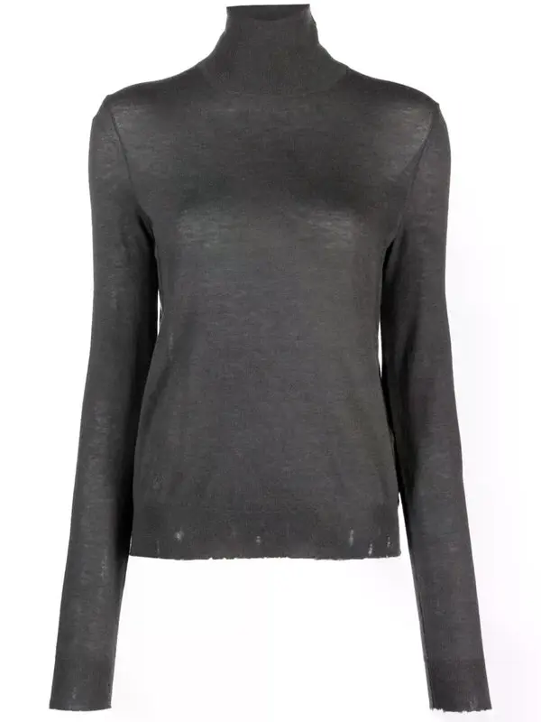 Zadig&Voltaire Bobby Distressed Cashmere Jumper