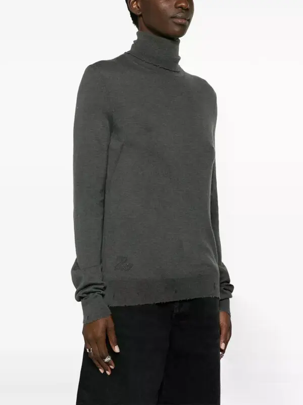 Zadig&Voltaire Bobby Distressed Cashmere Jumper