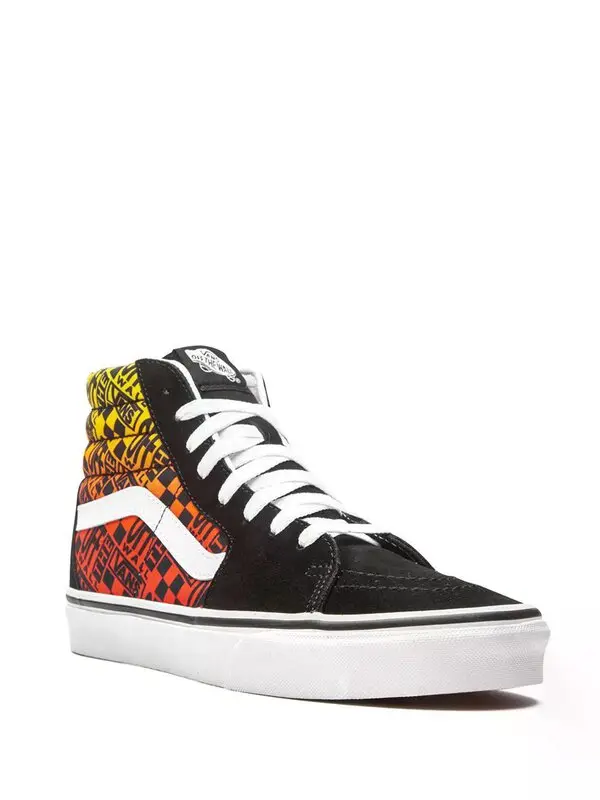 VANS Sk8-hi Logo Flame High Top Sneakers