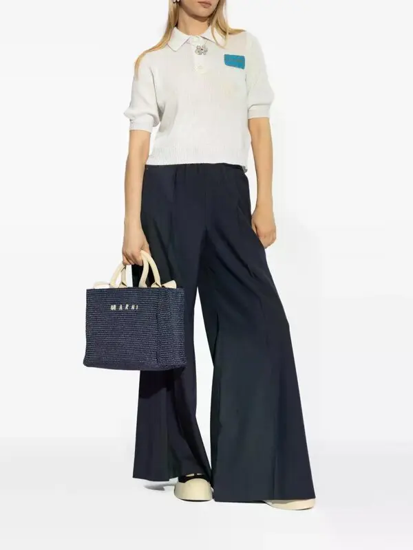 Marni Wide-leg Virgin Wool Trousers