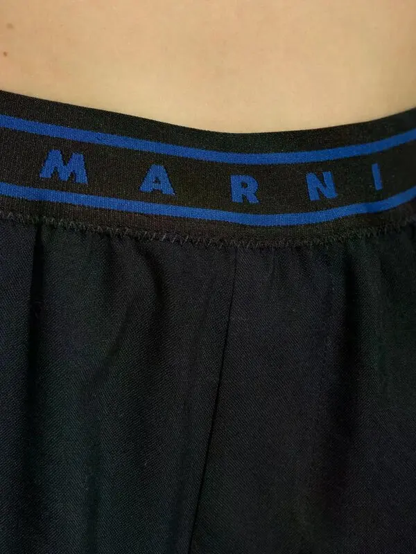 Marni Wide-leg Virgin Wool Trousers