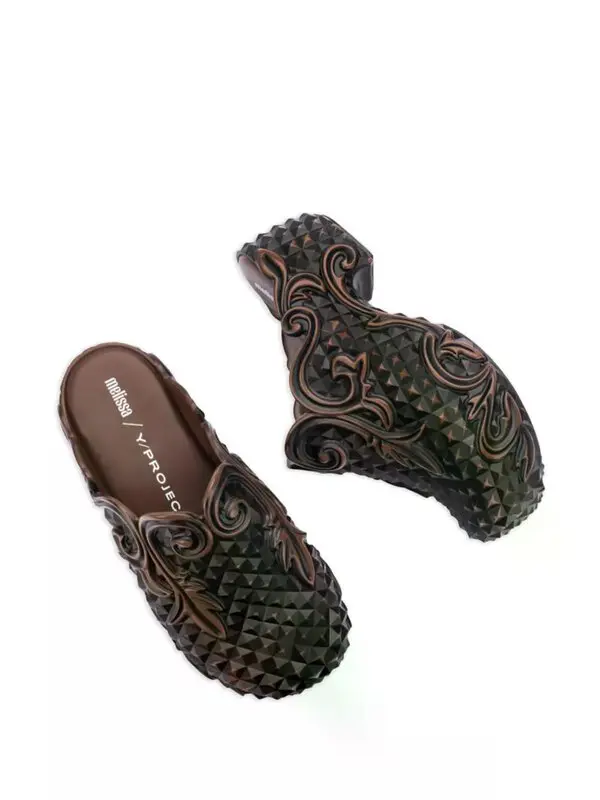 Y/project X Melissa Court Clogs - Brown