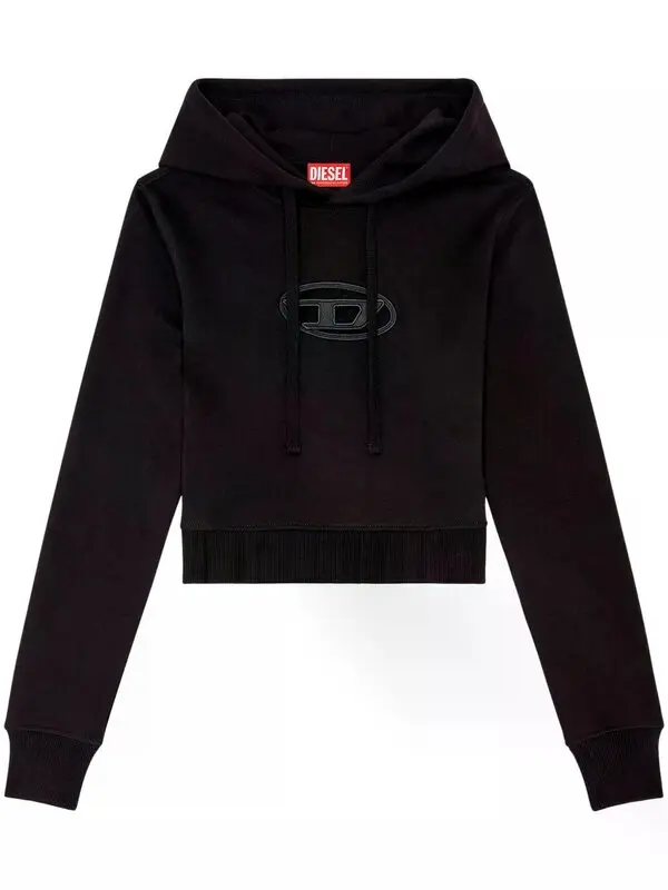 DIESEL® F-slimmy Cropped Drawstring Hoodie