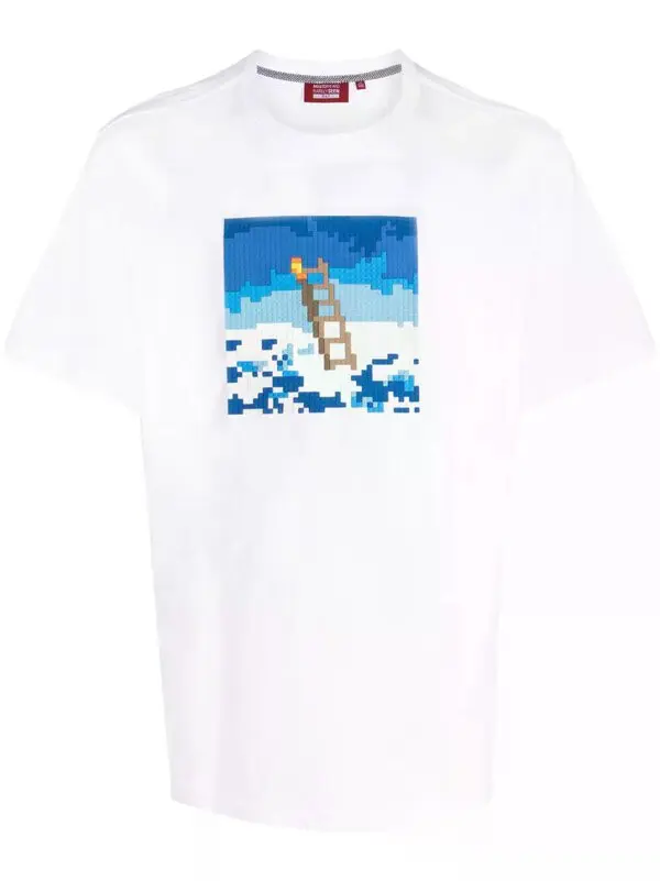 MOSTLY HEARD RARELY SEEN 8-BIT Highest Up Here Cotton T-shirt - White