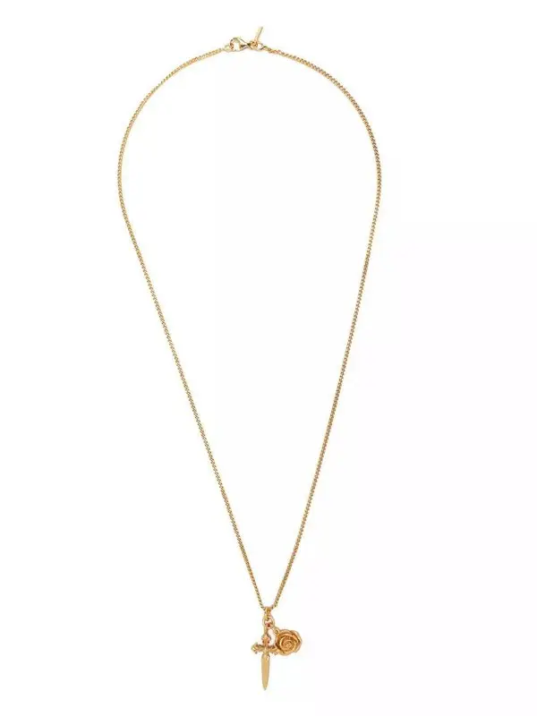 Emanuele Bicocchi Tone Sterling Silver Cross Pendant Necklace