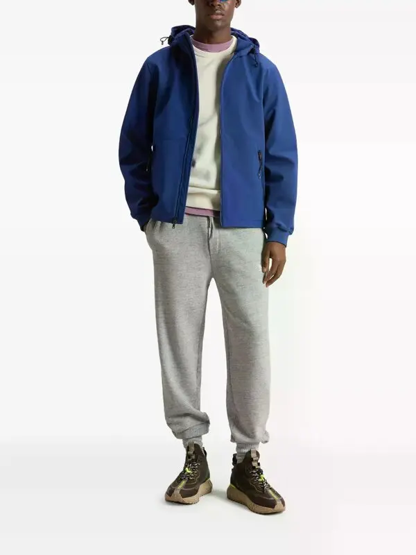 Woolrich Zip-up Hooded Jacket - Blue