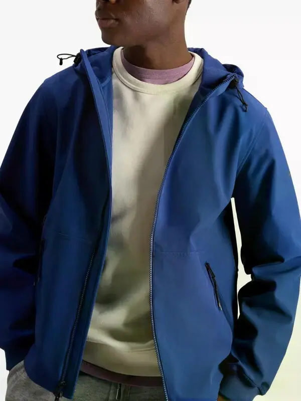 Woolrich Zip-up Hooded Jacket - Blue