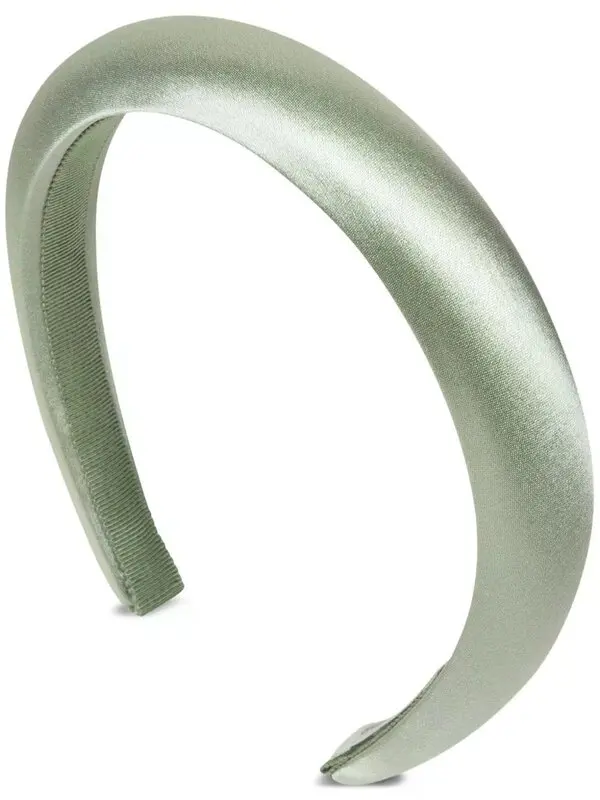 JENNIFER BEHR Tori Satin Headband - Green