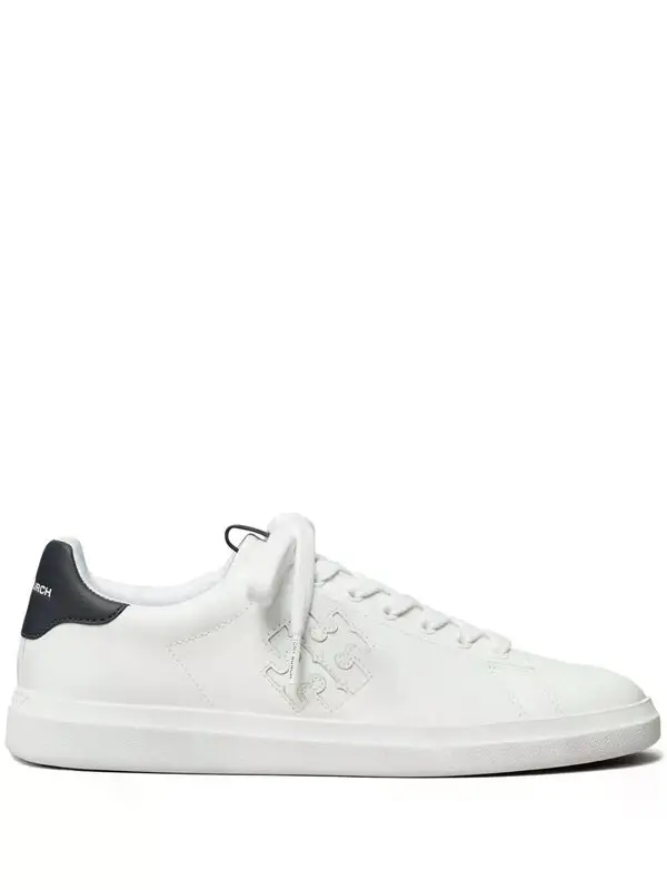 Tory Burch Double T Howell Court Sneakers - White
