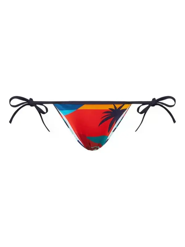Dsquared2 Graphic-print Bikini Briefs - Orange