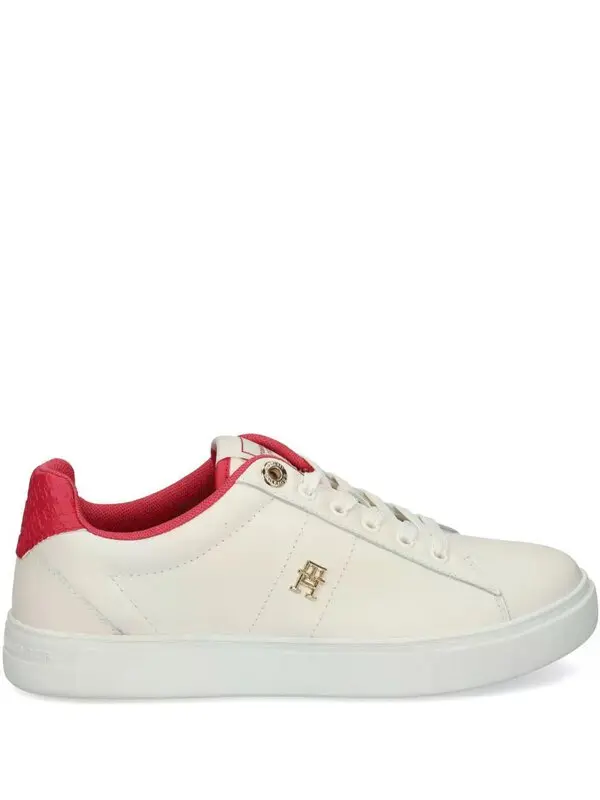 Tommy Hilfiger Leather Sneakers - White