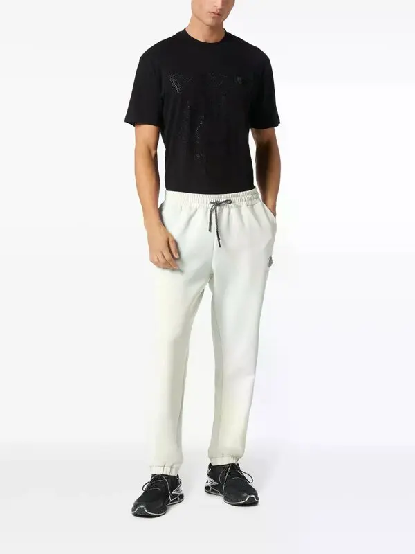 PLEIN SPORT Logo-patch Track Pants - Grey