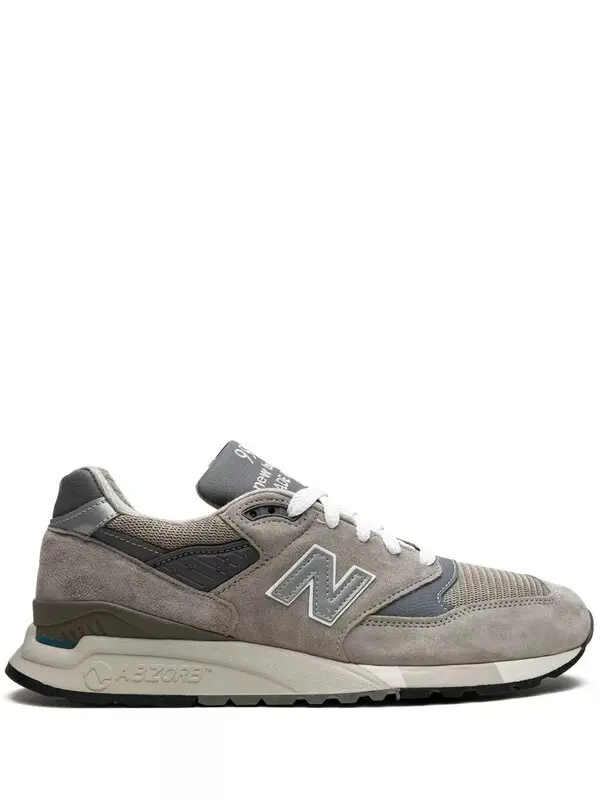 NEW BALANCE 998 Made In Usa Grey/silver Sneakers - Neutrals