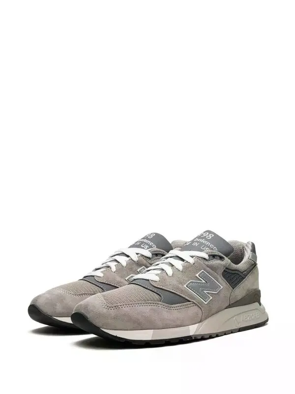 NEW BALANCE 998 Made In Usa Grey/silver Sneakers - Neutrals
