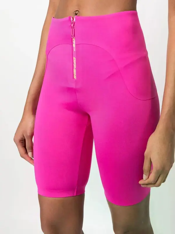 Off-White Logo Zip Cycling Shorts