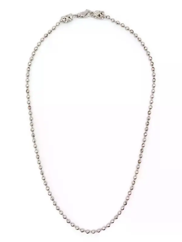 Emanuele Bicocchi Small Beaded Necklace - Silver