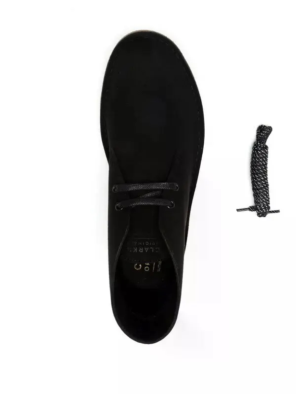 Clarks Desert Leather Lace-up Boots - Black