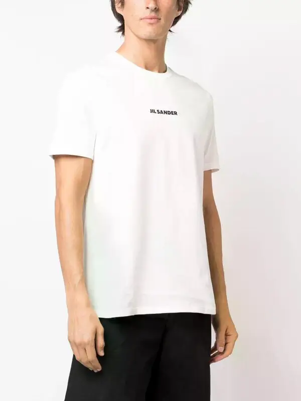 JIL SANDER Logo Print Cotton T-shirt