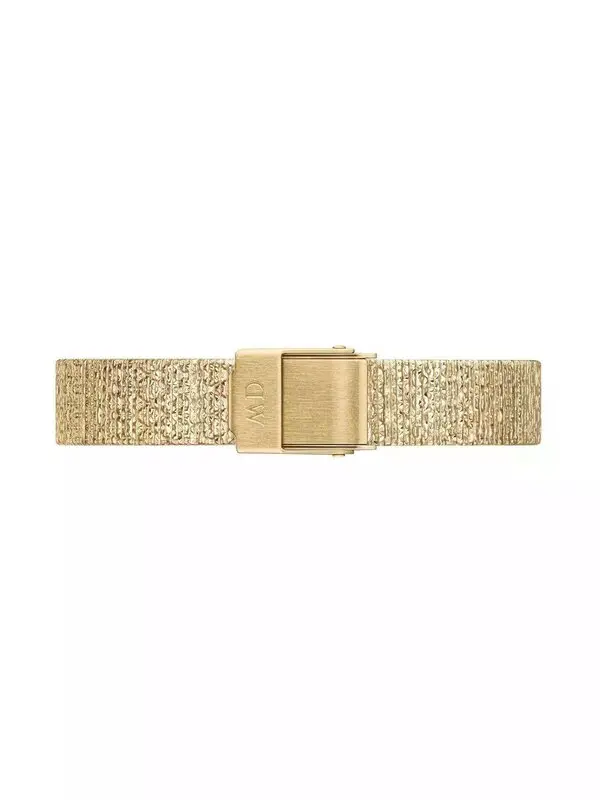 DANIEL WELLINGTON Petite Pressed Studio Lumine 28mm Watch With Mesh Bracelet - Black