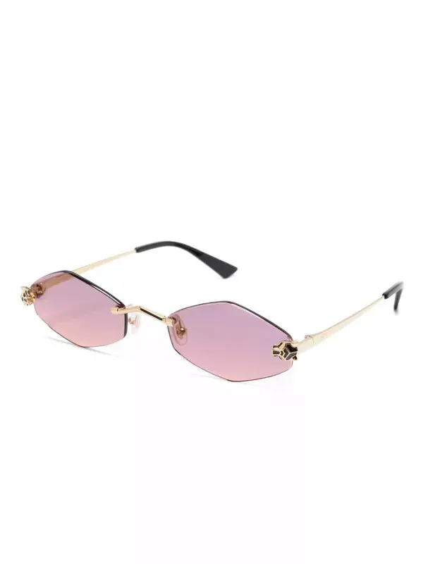Cartier Panthère Embellishment Sunglasses