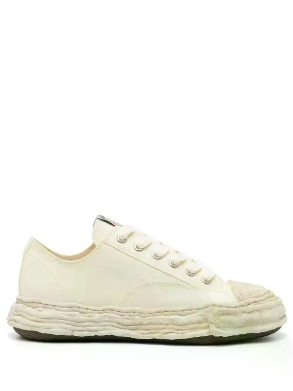 Mihara Yasuhiro Peterson Canvas Lace-up Sneakers - White