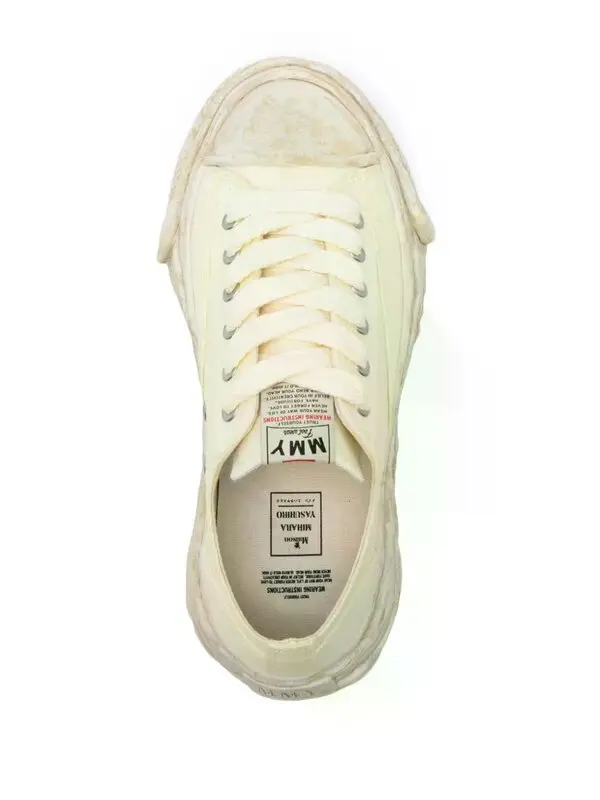 Mihara Yasuhiro Peterson Canvas Lace-up Sneakers - White