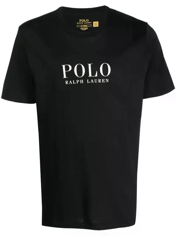 Polo Ralph Lauren Logo Print Cotton T-shirt - Black