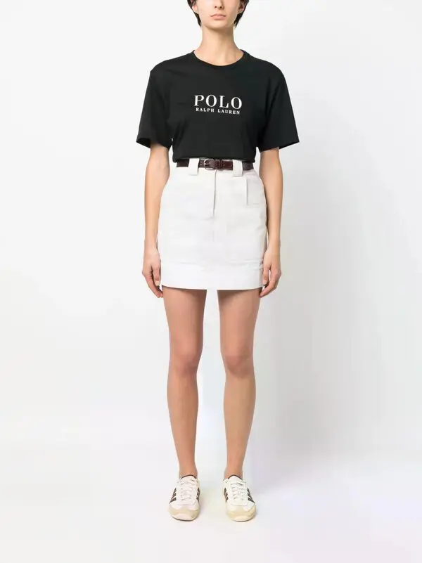 Polo Ralph Lauren Logo Print Cotton T-shirt - Black