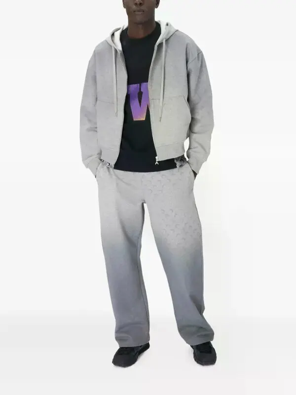 MARINE SERRE Moon-pattern Fleece Hoodie