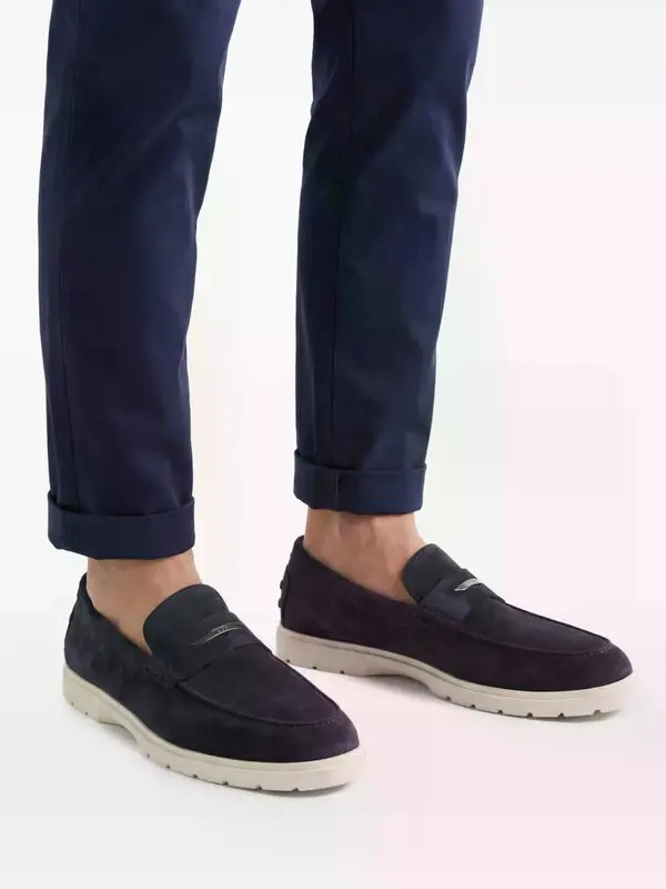 TOD'S Logo-plaque Gommino-detail Loafers