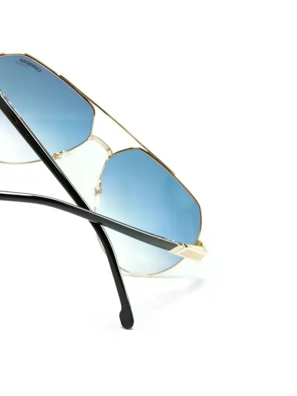 Carrera Eyewear Tone Metal And Acetate Oval Frame Sunglasses