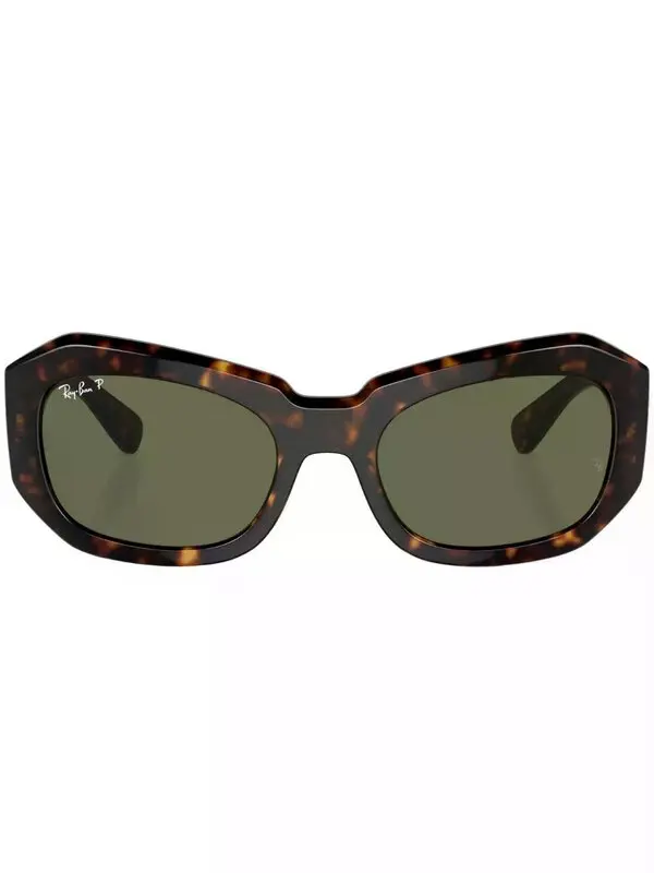Ray-ban Rectangle Frame Sunglasses - Brown