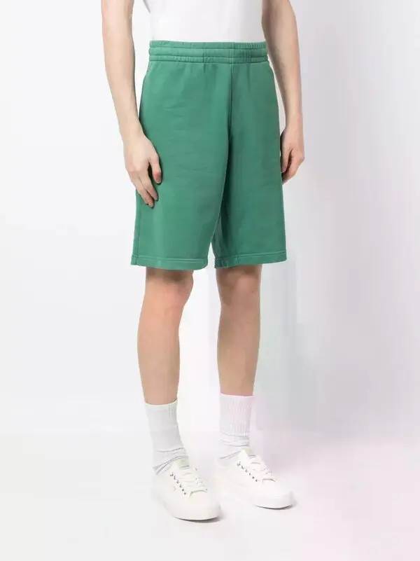 Maison Kitsuné Logo Detail Bermuda Shorts - Green