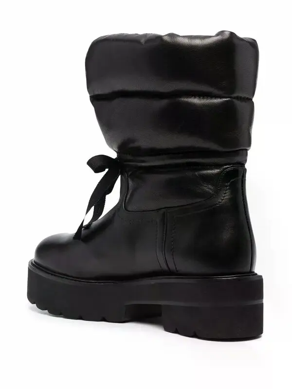 STUART WEITZMAN Quilted Panelled Ankle Boots - Black