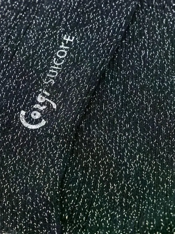 Suicoke Logo Print Ankle Socks - Blue