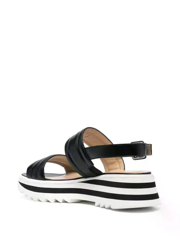 Casadei Logo-print Wedge Sandals